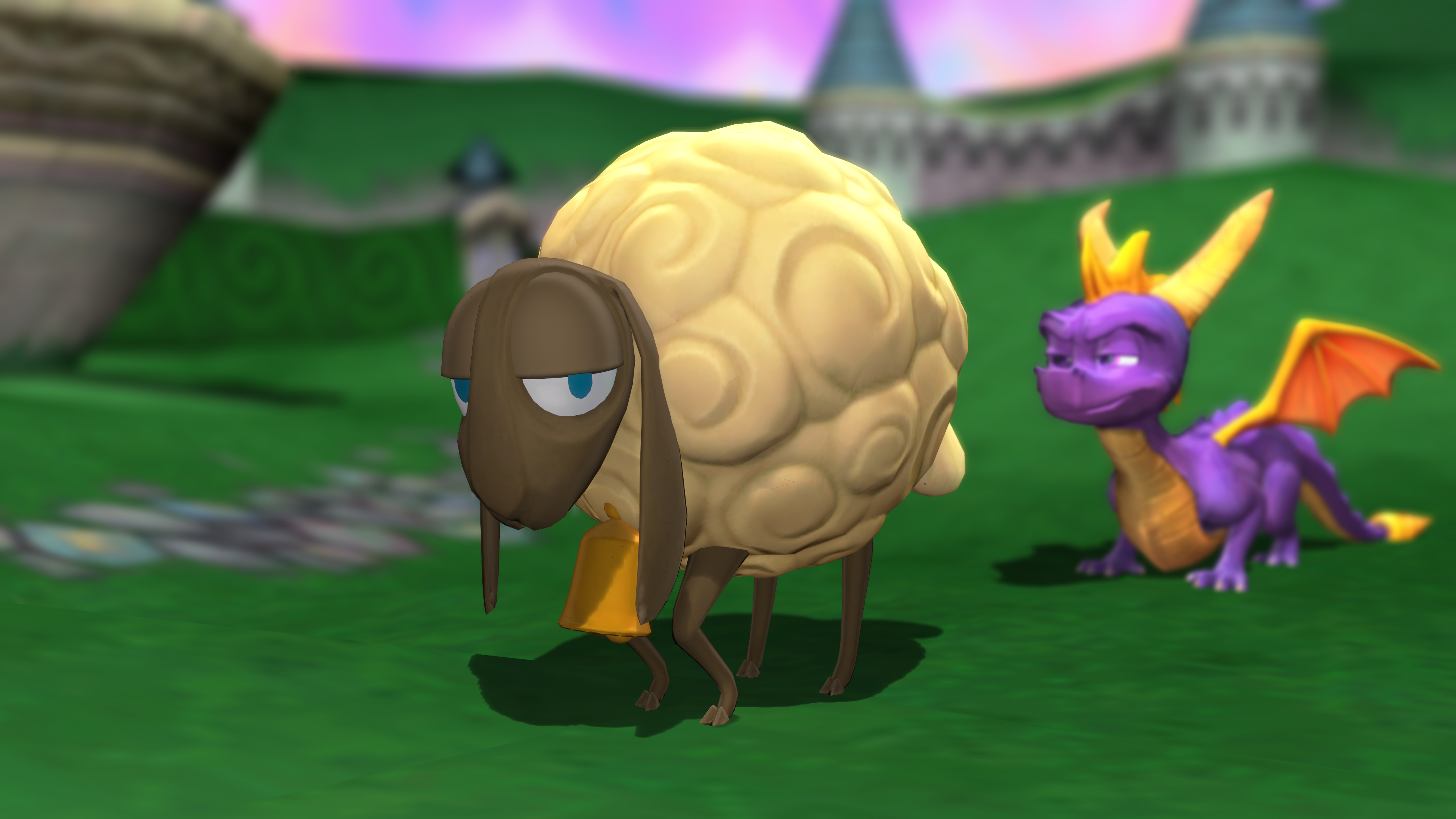 MMD Model Download - Sheep (Spyro Reignited) by greenth1ng on DeviantArt