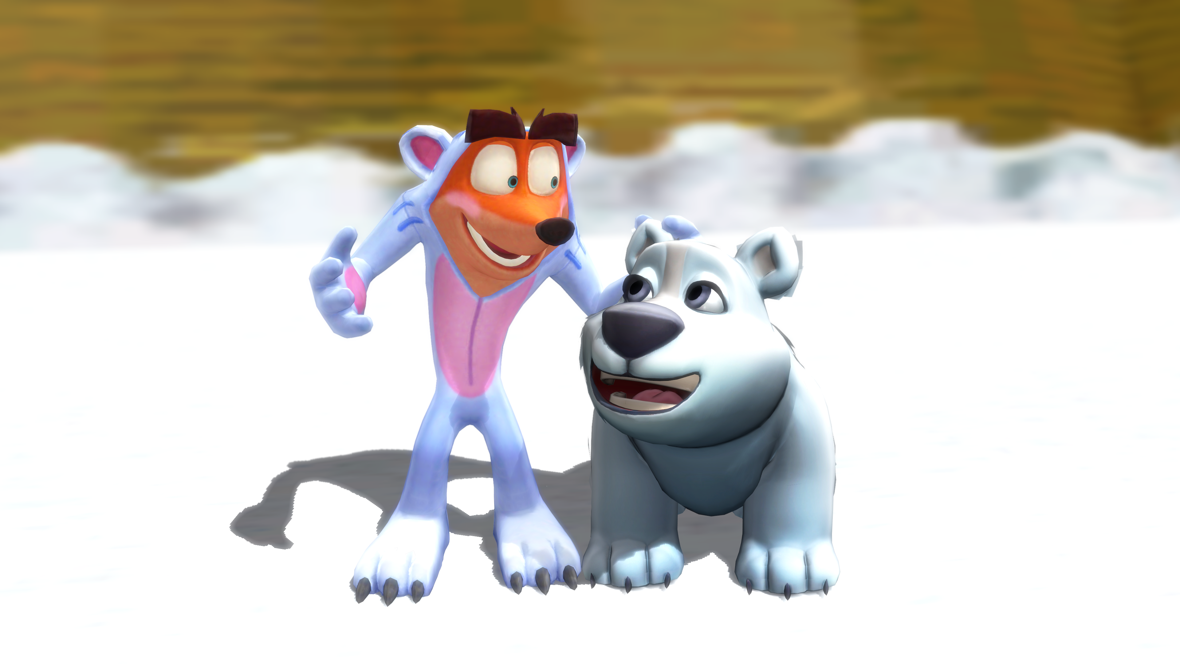 MMD Model DL - Crash Bandicoot (Polar) by greenth1ng on DeviantArt