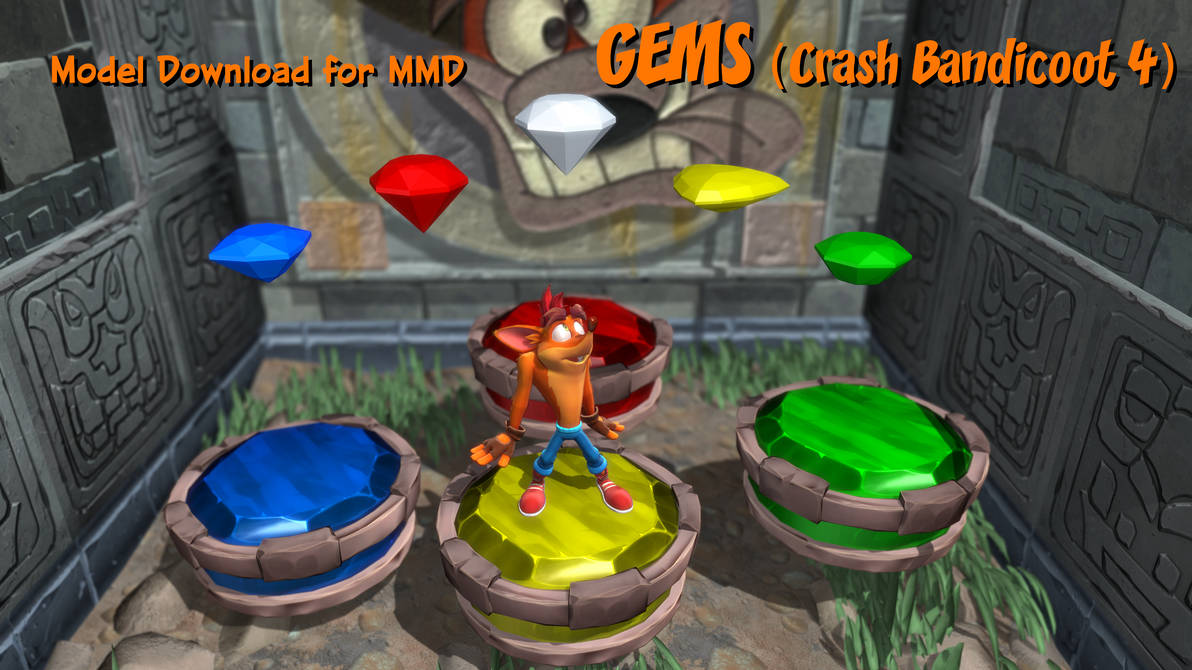 MMD Model Download - Gems (Crash Bandicoot 4) by greenth1ng on DeviantArt