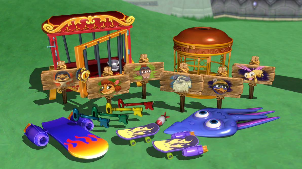 MMD Model Download - Item Pack 2 (Spyro Reignited) by greenth1ng on ...