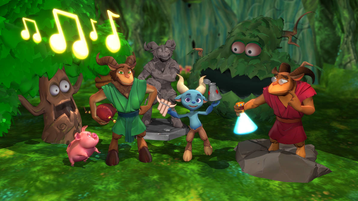 MMD Model Download - Satyr Pack (Spyro Reignited) by greenth1ng on ...