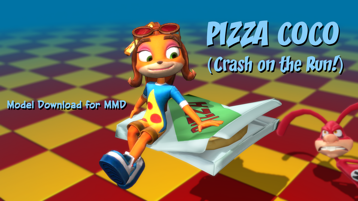 MMD Model Download - Pizza Coco (OTR) by greenth1ng on DeviantArt