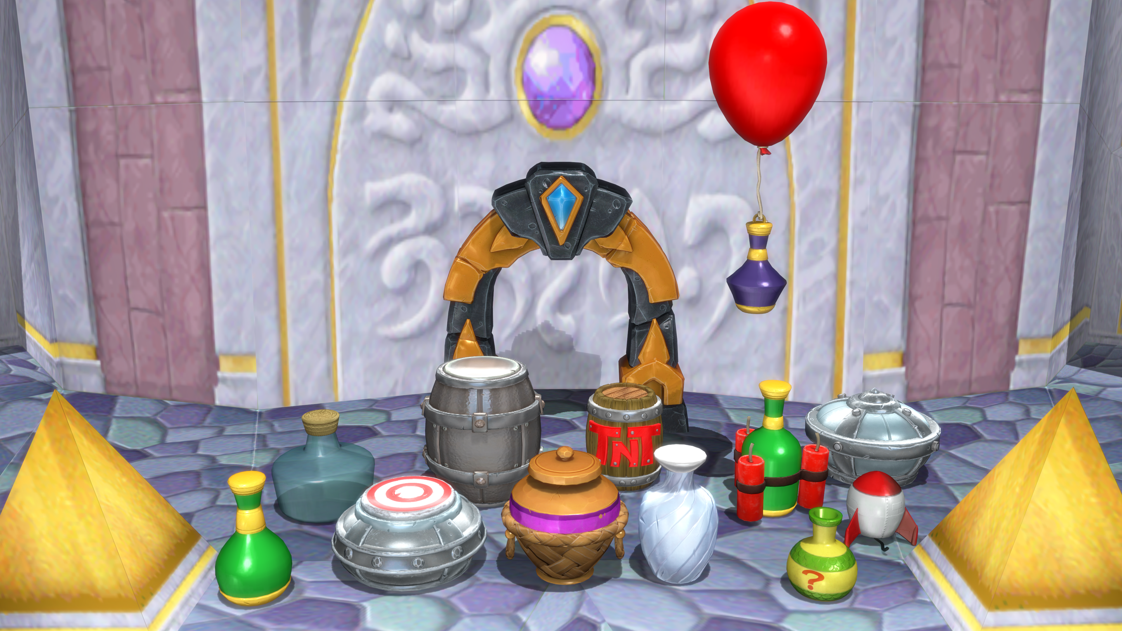 MMD Model DL - Barrels and Vases (Spyro Reignited) by greenth1ng on ...