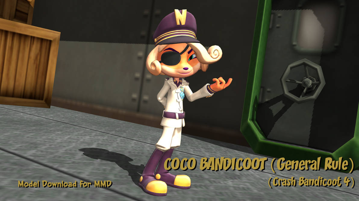 MMD Model DL - Coco Bandicoot (General Rule) by greenth1ng on DeviantArt