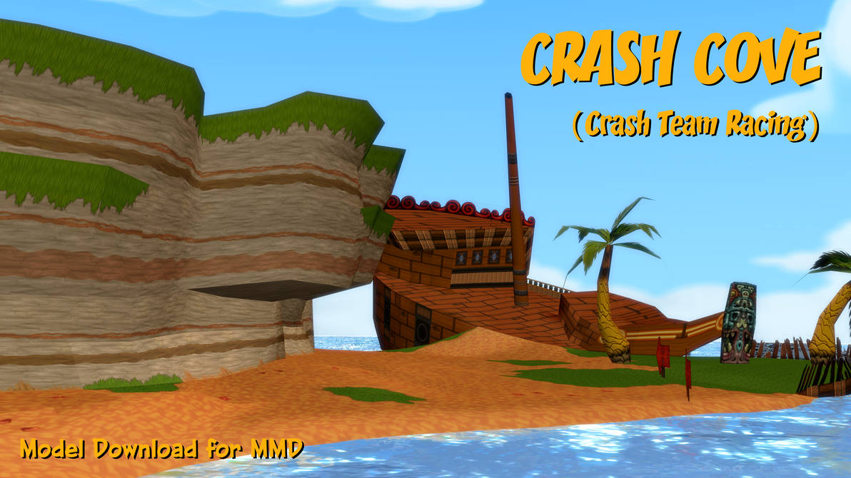 MMD Stage DL - Crash Cove (Crash Team Racing) by greenth1ng on DeviantArt