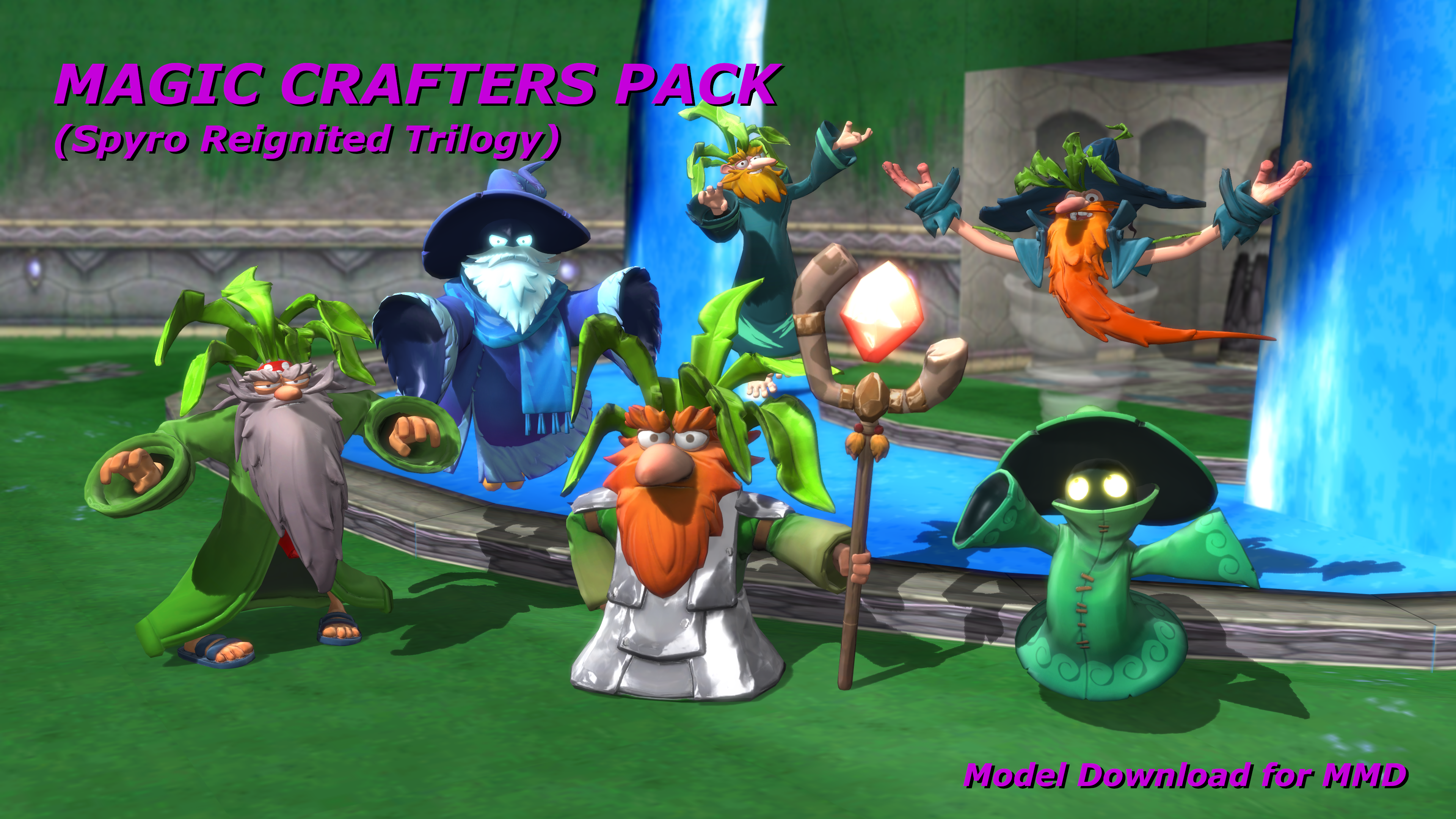 MMD Model DL - Magic Crafters Pack (Reignited) by greenth1ng on DeviantArt