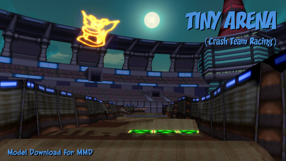 MMD Stage Download - Tiny Arena (CTR) by greenth1ng on DeviantArt