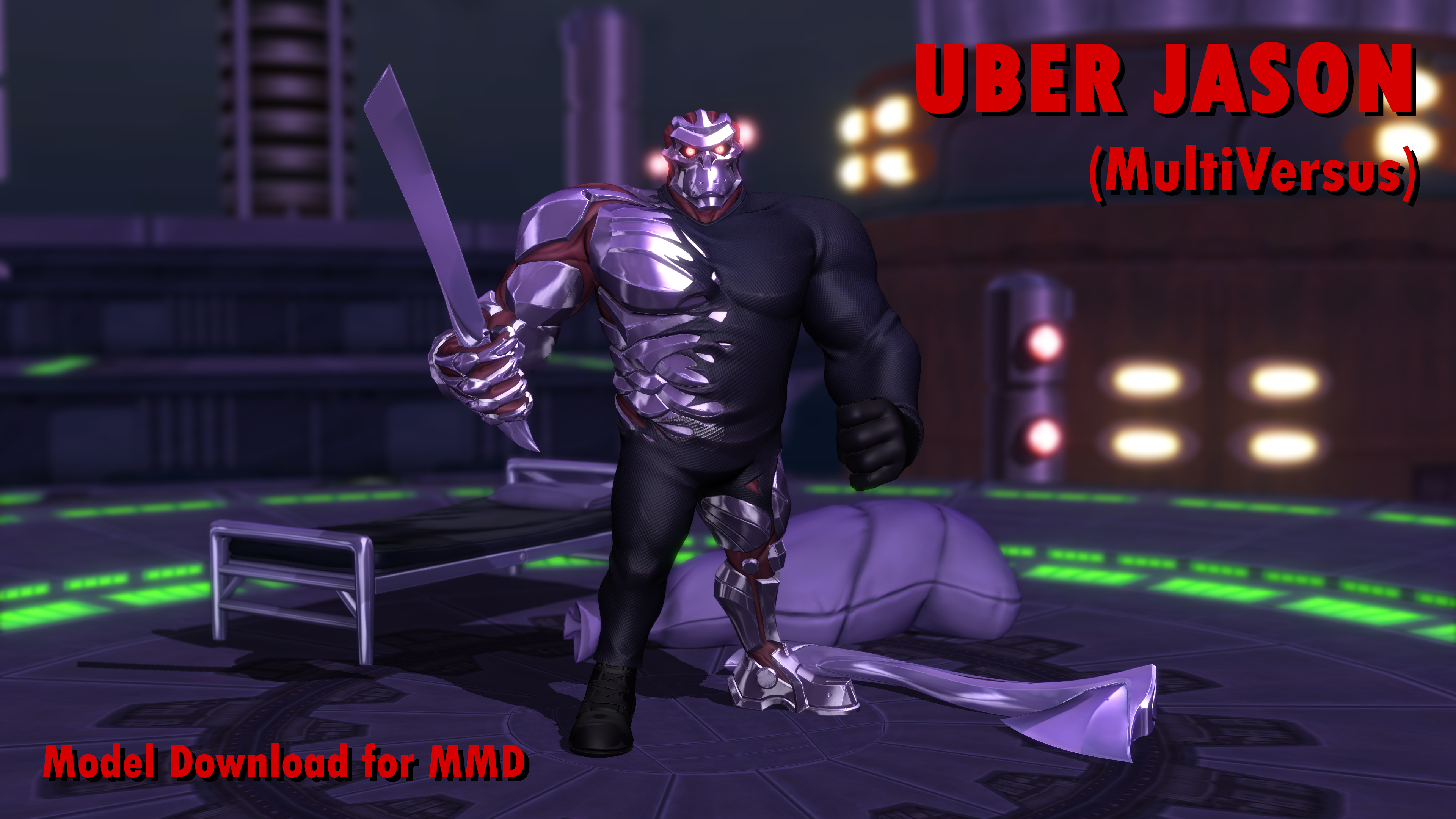 MMD Model DL - Jason Voorhees (Uber Jason) by greenth1ng on DeviantArt