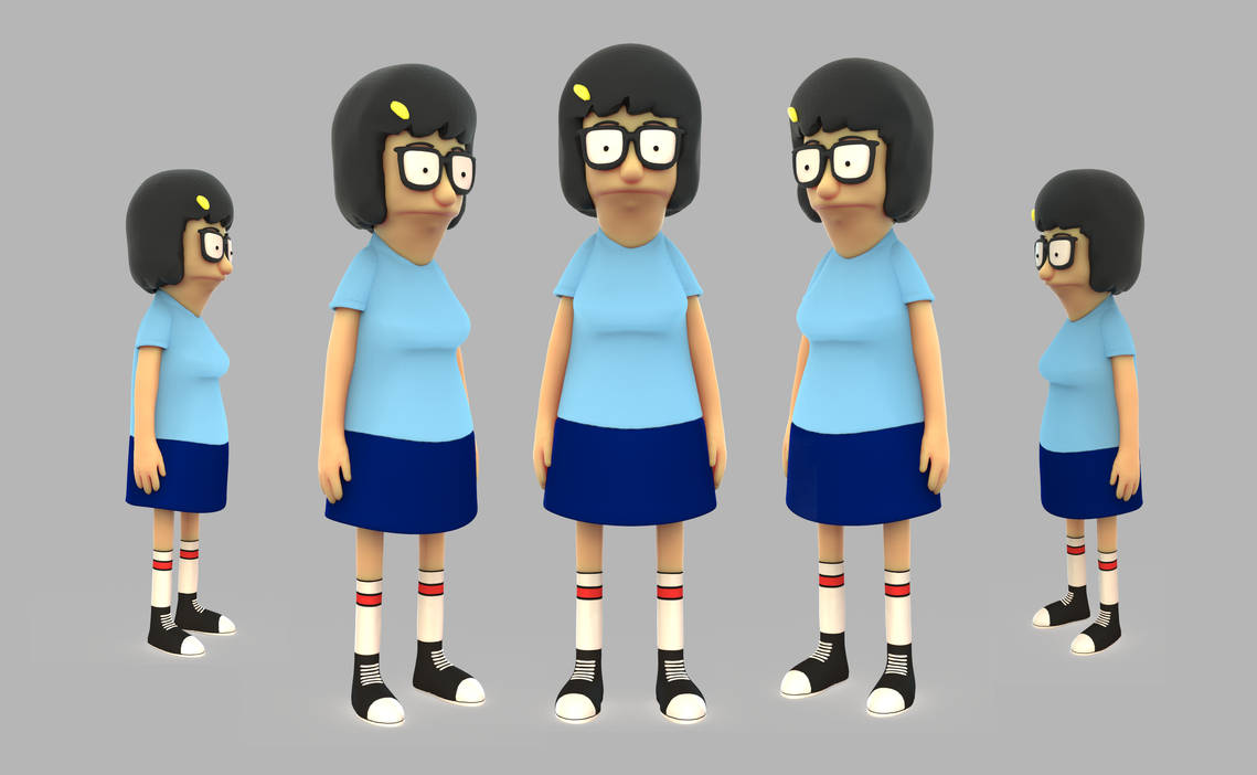 Tina Belcher by Wicz3D on DeviantArt
