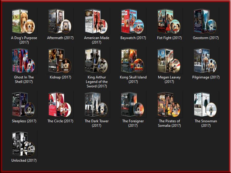 2017 Movie Folder icon Collection by Atsuired0ne on DeviantArt
