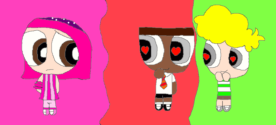 George and Harold flirts at Stephanie by cianablue on DeviantArt