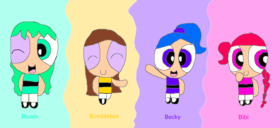 PowerPuff girls ocs by cianablue on DeviantArt