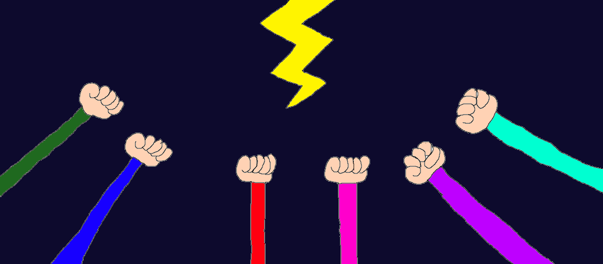 Chipmunks and Chipettes lightning bolt fist by cianablue on DeviantArt