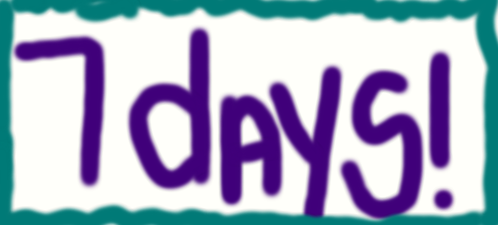 7 DAY LEFT UNTIL MY BIRTHDAY by ilovecary45 on DeviantArt