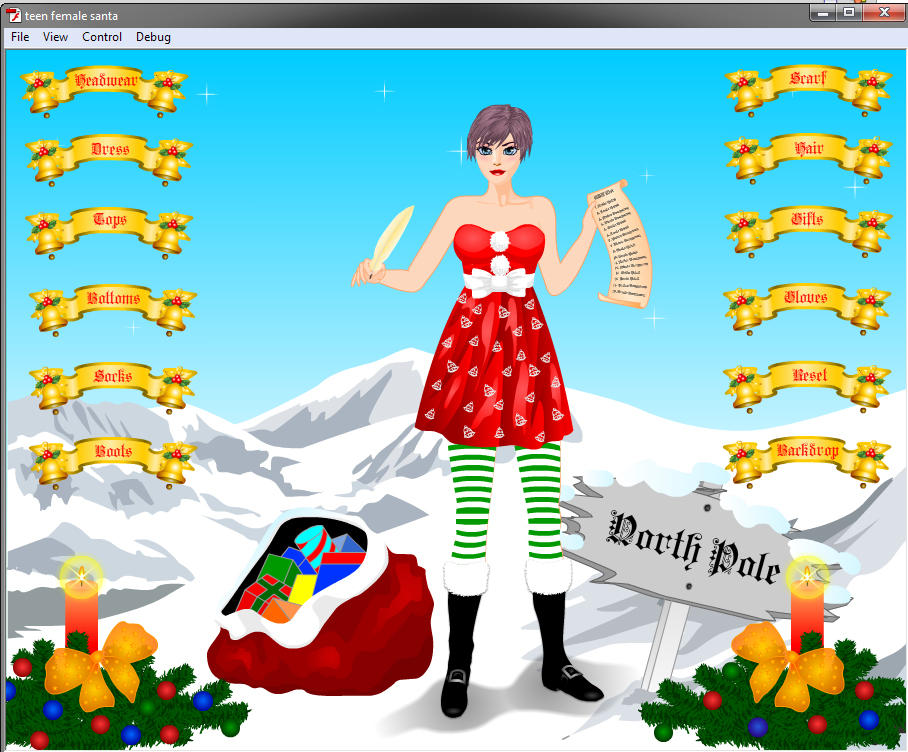 Christmas dress up game by Jaykznake on DeviantArt