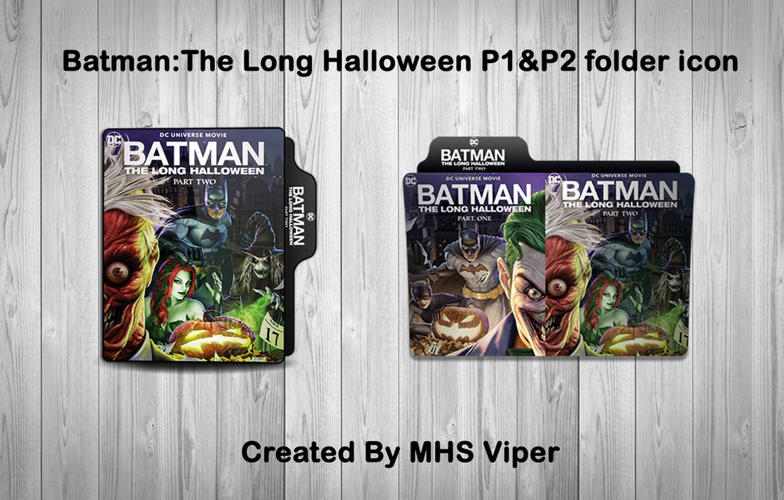 Batman The Long Halloween Part 1 and 2 folder icon by MHSVIPER on ...
