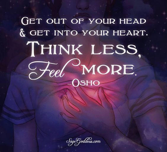 Think Less, Feel More by BoopDiBoop on DeviantArt