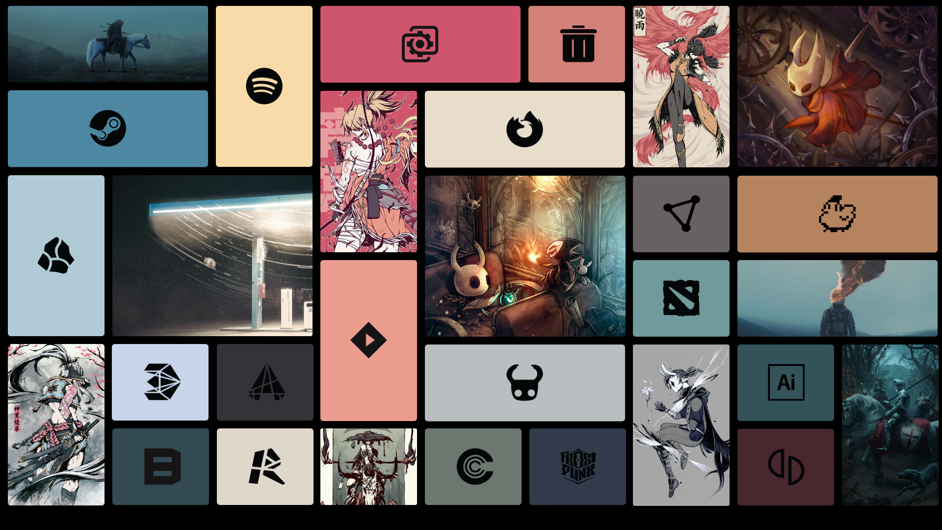 Tile Tapestry, rainmeter skin by masterelf425900 on DeviantArt