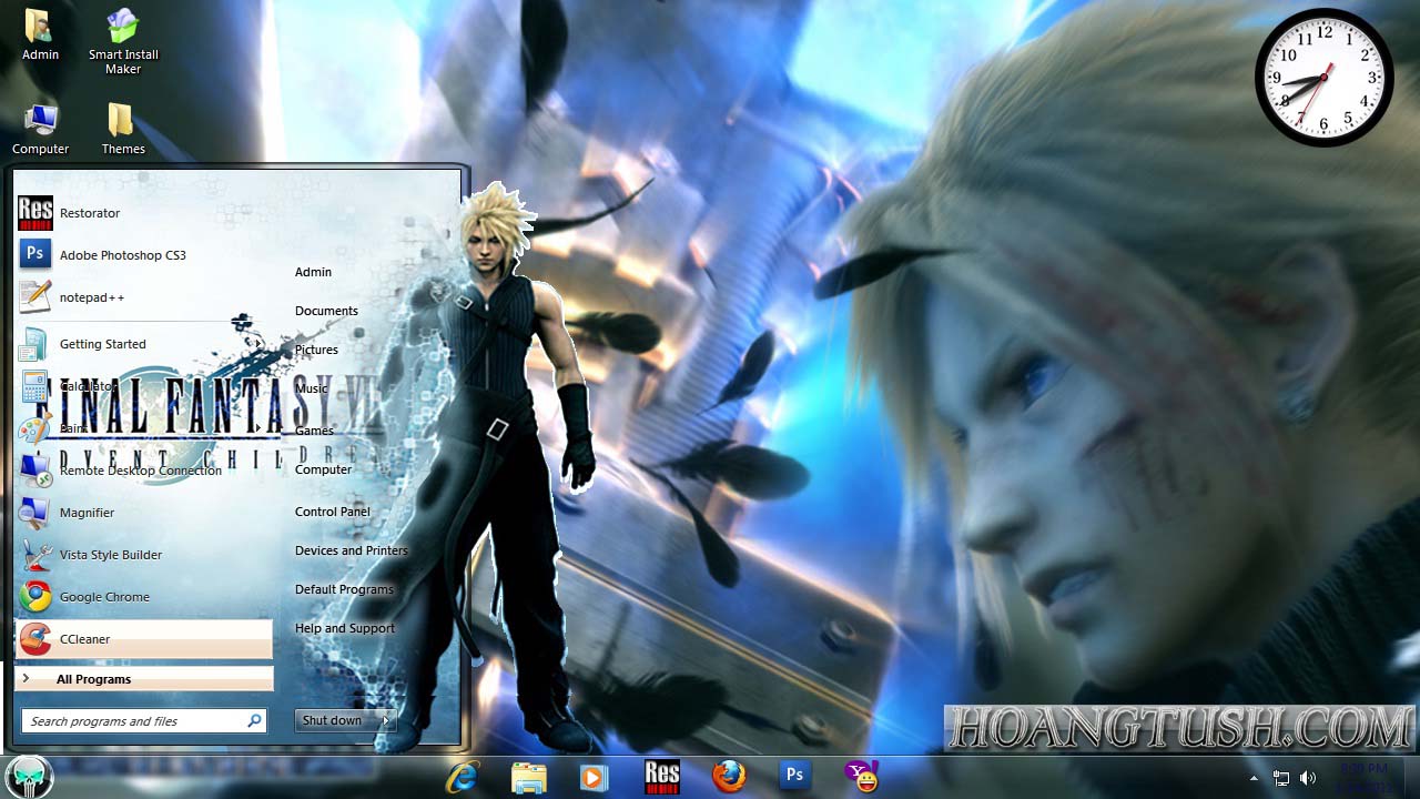 Style Win7: Final Fantasy VII by hoangtush on DeviantArt