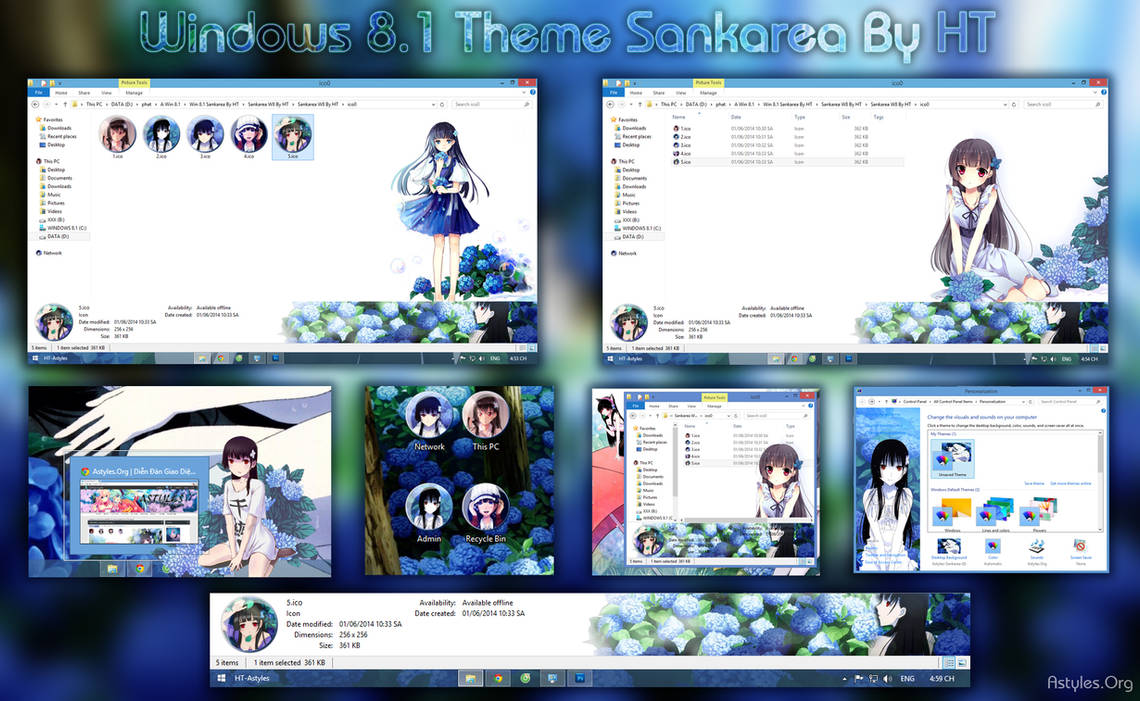 Visual Styles 8Sankarea Win 8.1 Anime Theme by hoangtush on DeviantArt
