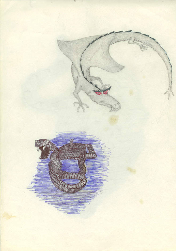 Dragon and Snake by Billzelda on DeviantArt