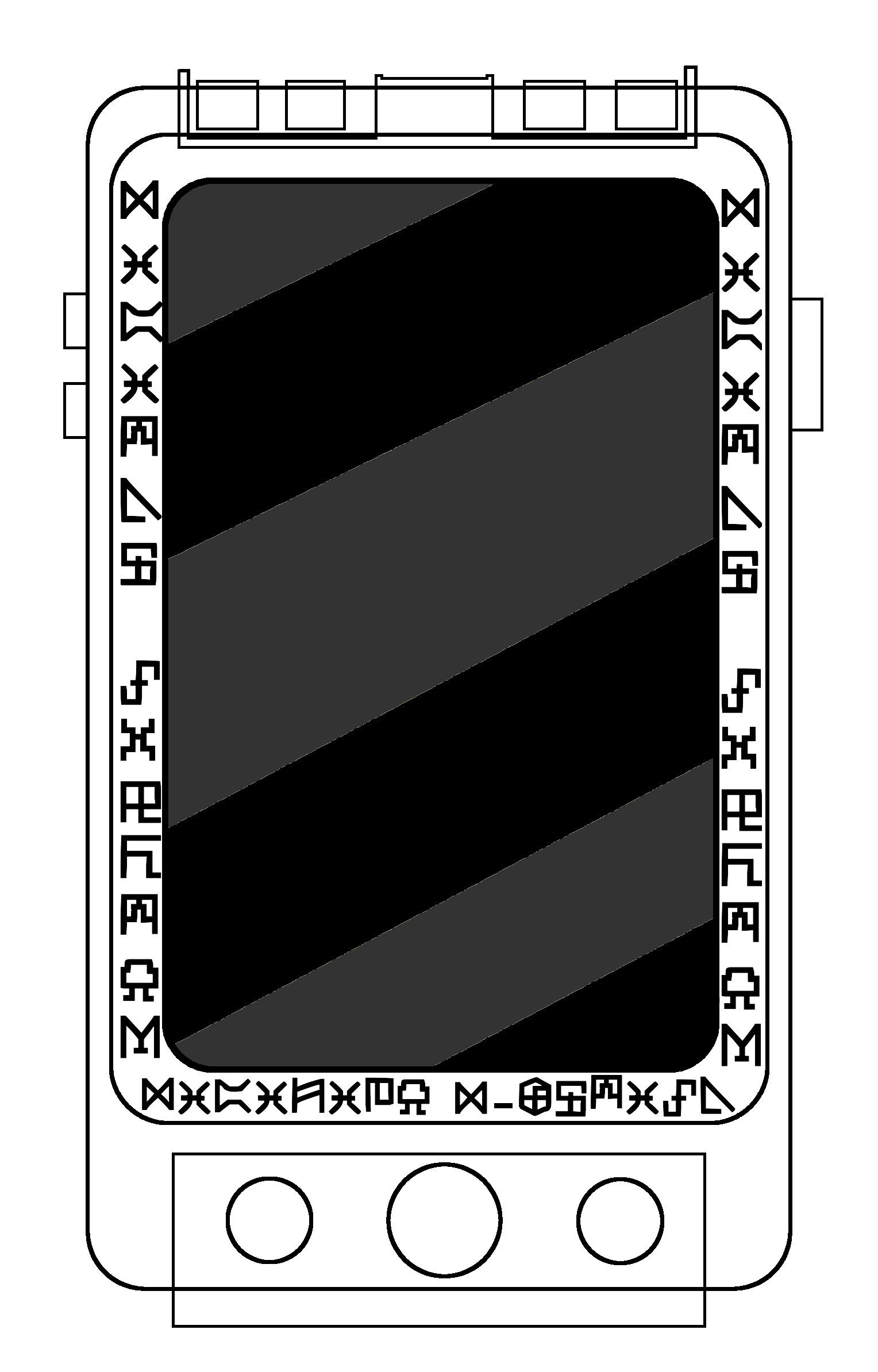 Digivice D-Ultima Template (Front) by jokerk118 on DeviantArt