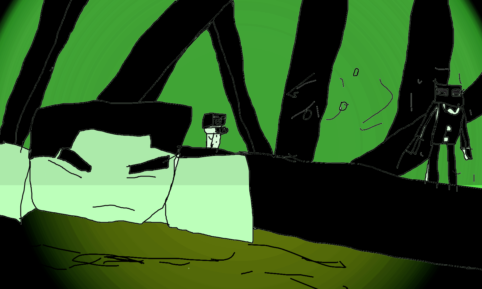 Slamacow tree dodging by HyperImaginative on DeviantArt