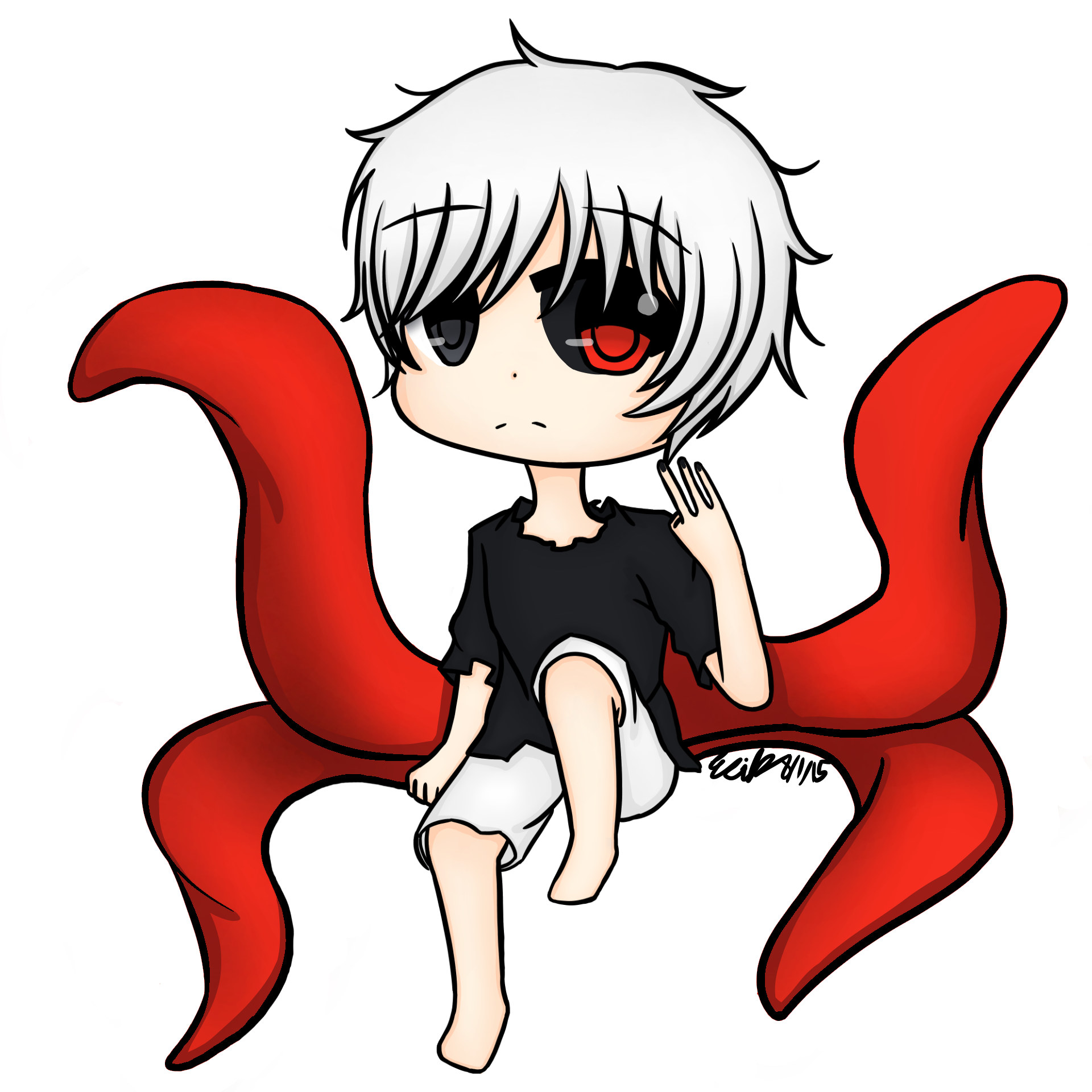 Kaneki Chibi by TaraLovesBunnies on DeviantArt