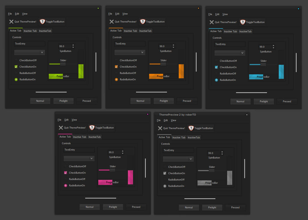 Mire v2 Gtk themepack by thrynk on DeviantArt