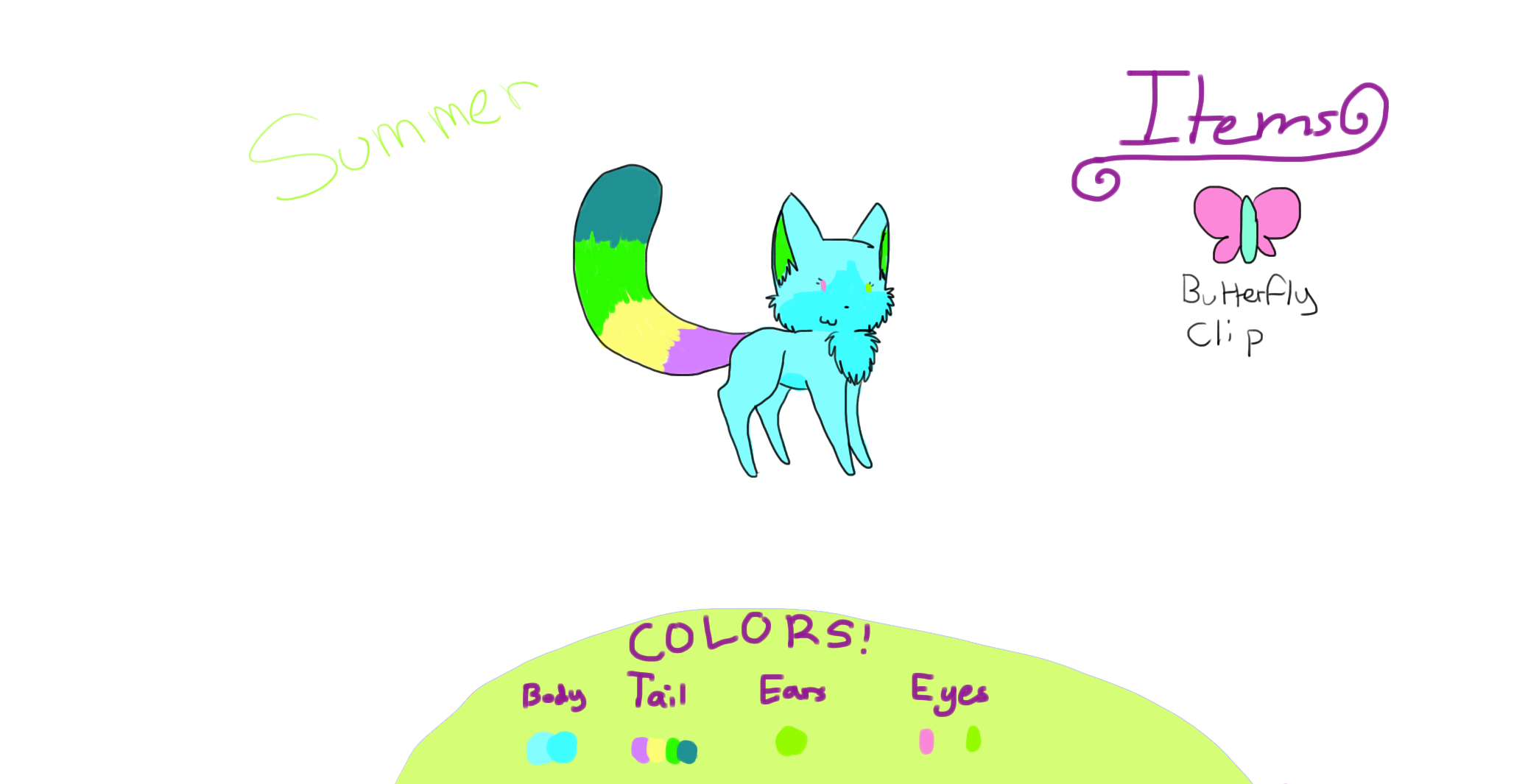 Summer Reference by bubbleskitty123 on DeviantArt