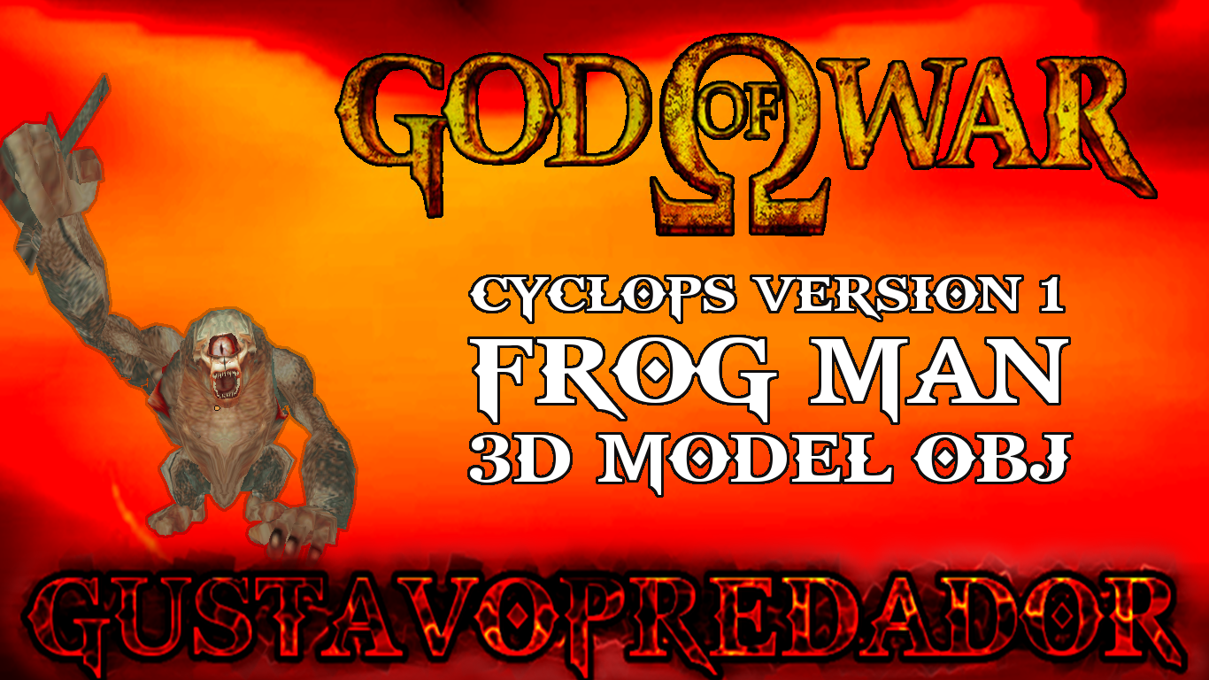 GOD OF WAR: CYCLOPS VERSION 1 - FROG MAN by GustavoPredador on DeviantArt