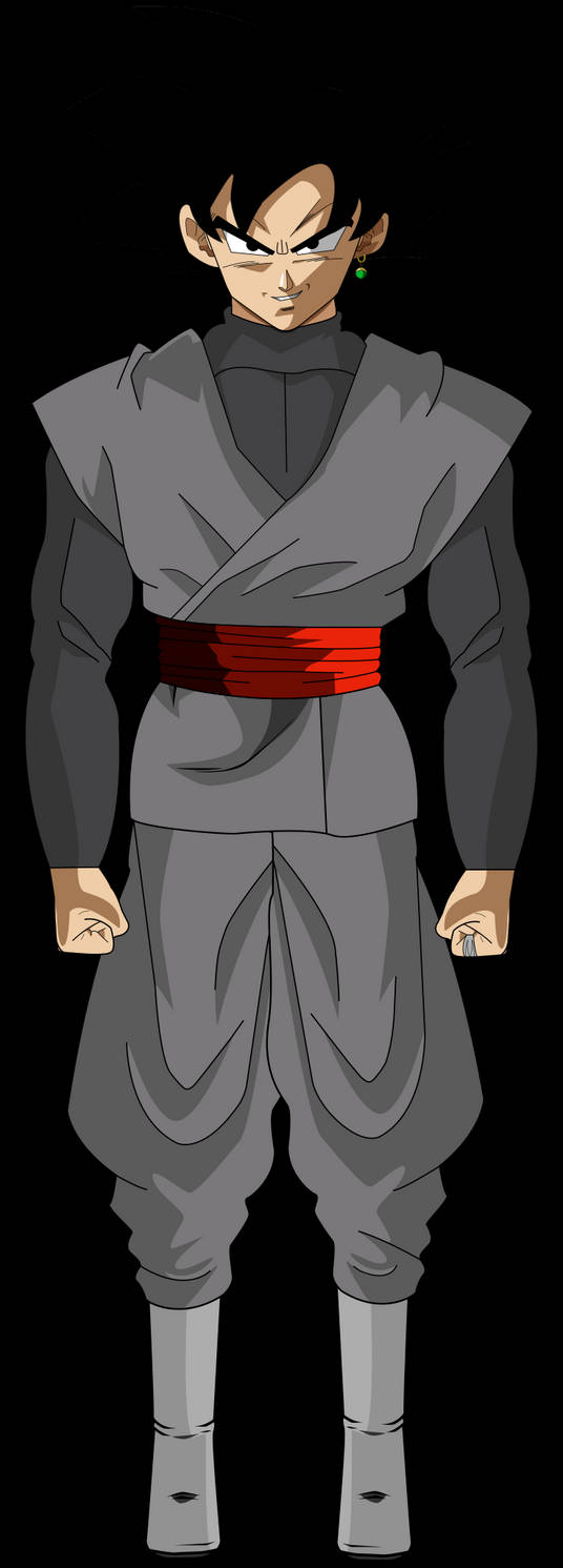 Goku Black front view by Superkosh9 on DeviantArt