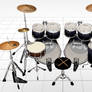 MMD Drum Set Model with bones + Chair and Stick by arisumatio on DeviantArt