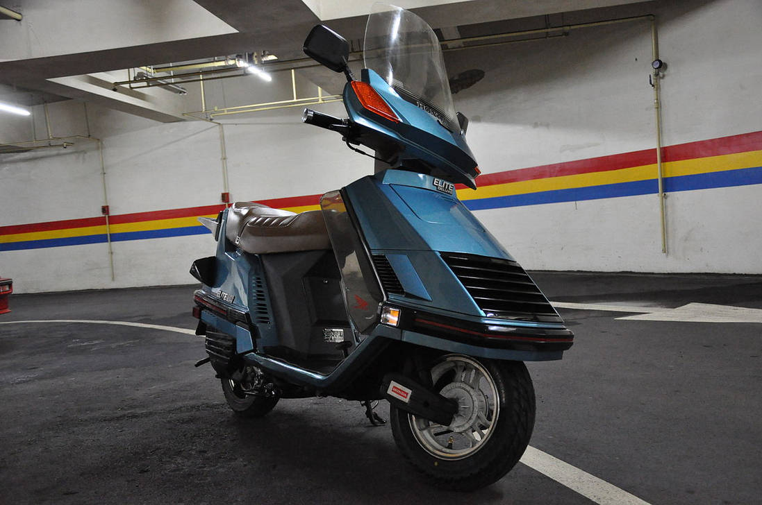Alexander's Modified Honda Elite V-Twin Moped('84) by Floridatraveller ...