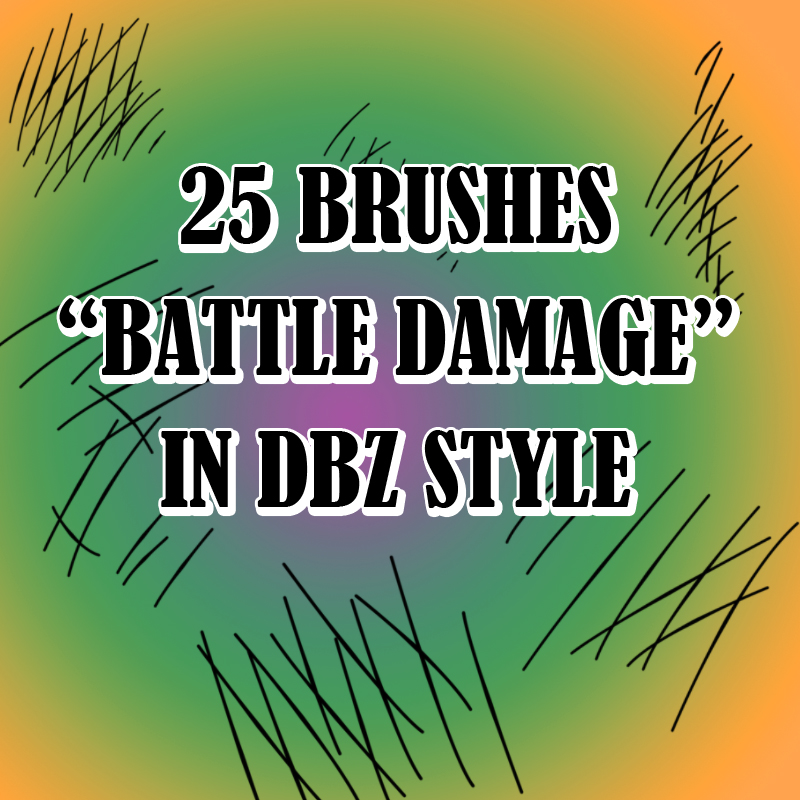 25 brushes Battle Damage in DBZ Style by nMINATO on DeviantArt