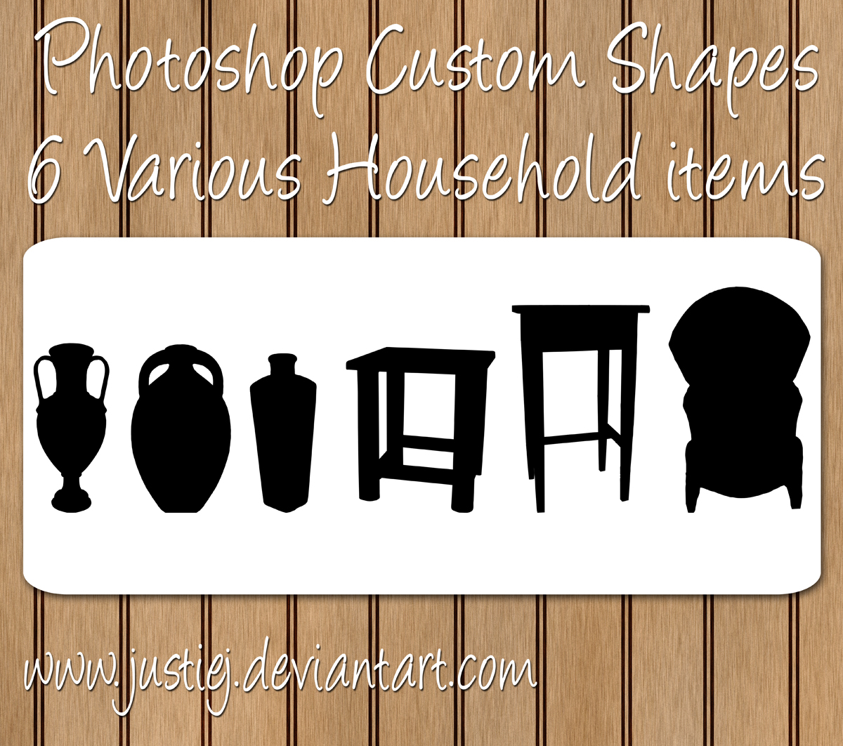 Photoshop Shapes - Household by justkreations on DeviantArt