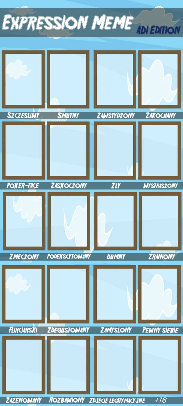 [ADI] Expression Meme by paproszka on DeviantArt