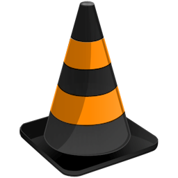 VLC icon Black Orange by MrBress on DeviantArt