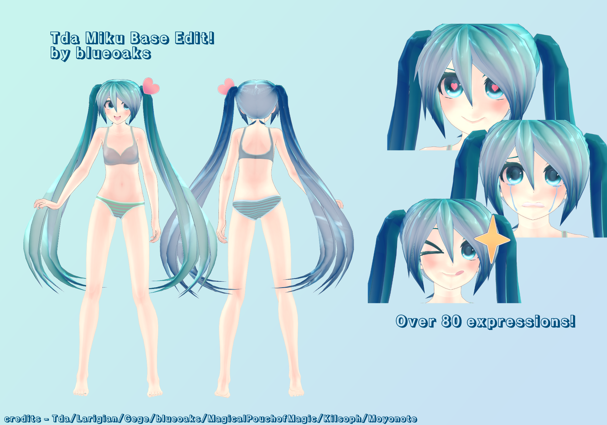 [Watcher's Gift] [MMD] Tda Miku Base Edit by blueoaks on DeviantArt
