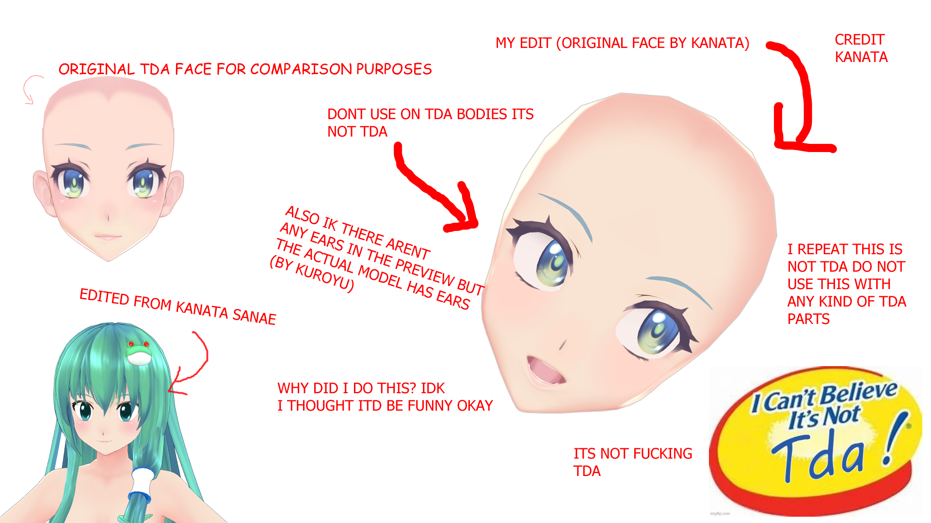 [MMD] I CANT BELIEVE ITS NOT TDA [DL] by blueoaks on DeviantArt