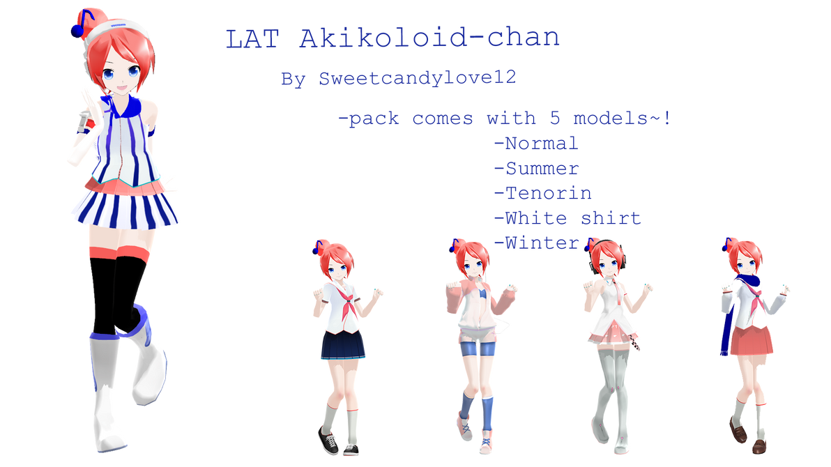 .: Lat Akikoloid - chan :. [ Download ] by CinnamonBunBunny on DeviantArt