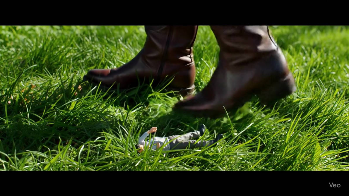 Veo 3- Boot vs Man Toy by steppingonthingsai on DeviantArt