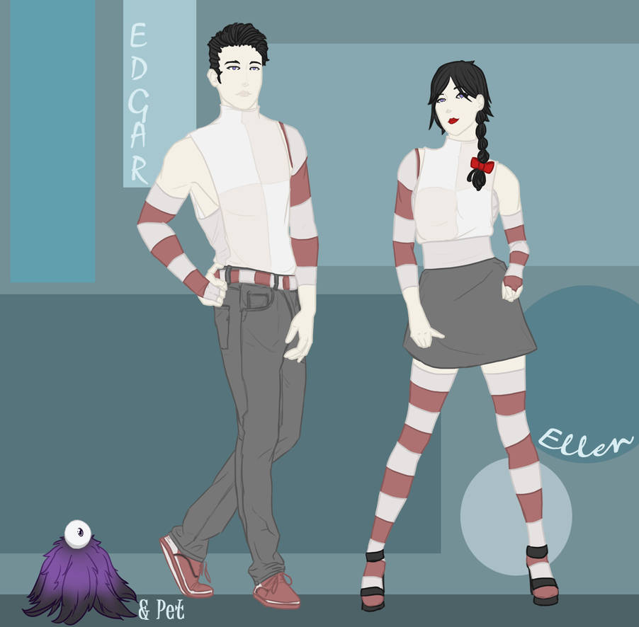 Edgar and Ellen (+Pet) by EpikalStorms on DeviantArt