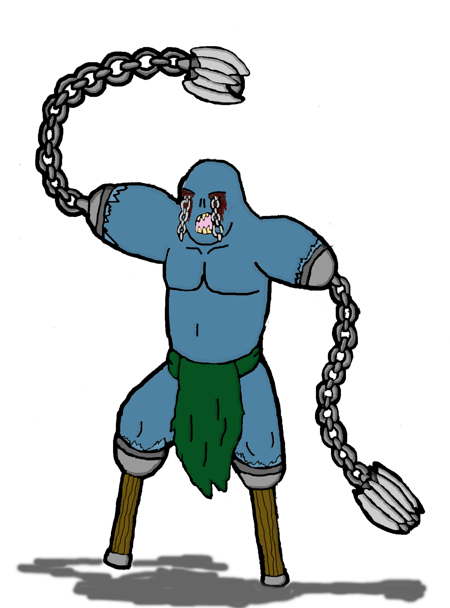 Chain-Eyed Battle Troll by DWestmoore on DeviantArt