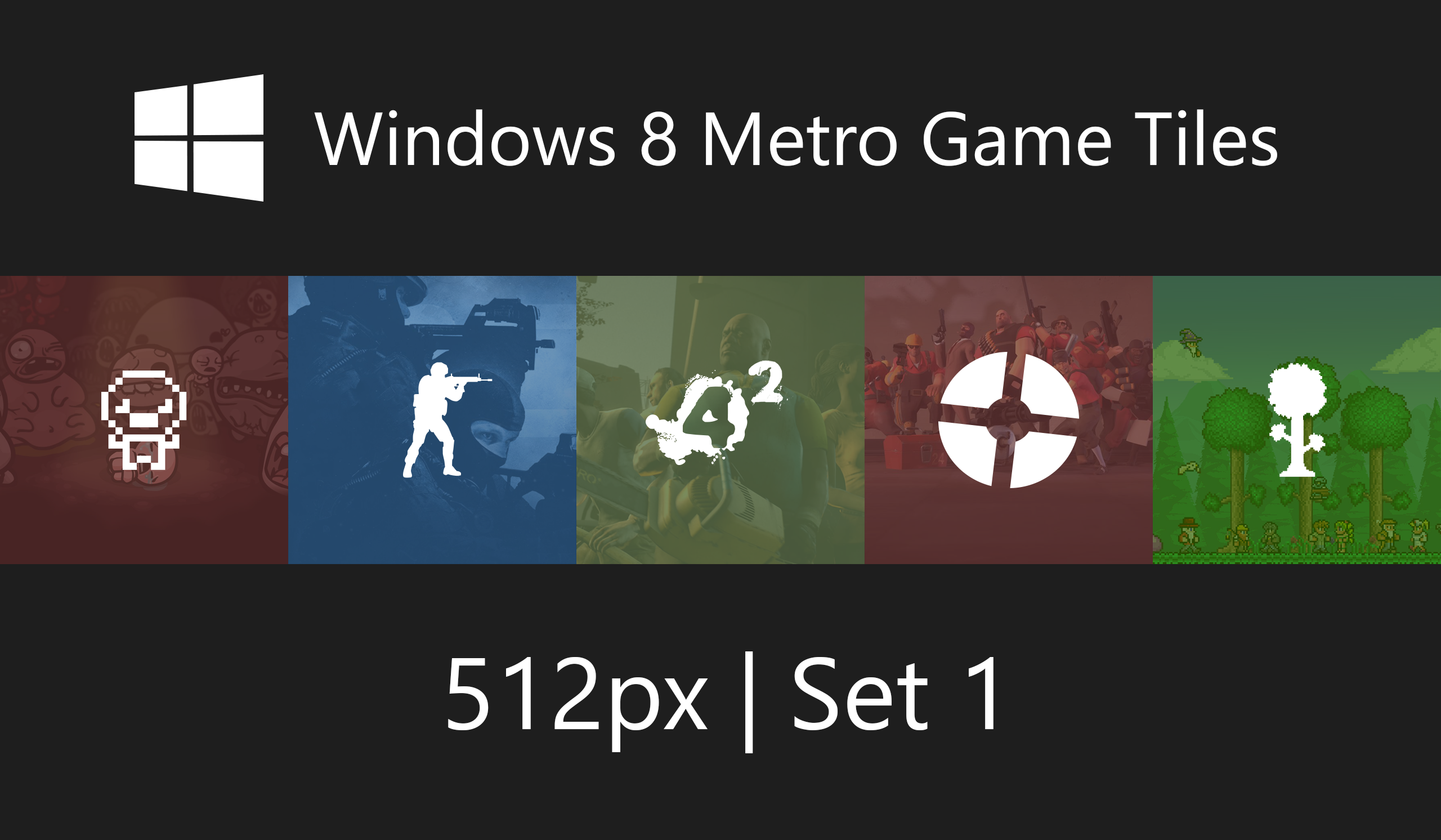 Windows 8 Metro Game Tiles by Erratic-Fox on DeviantArt
