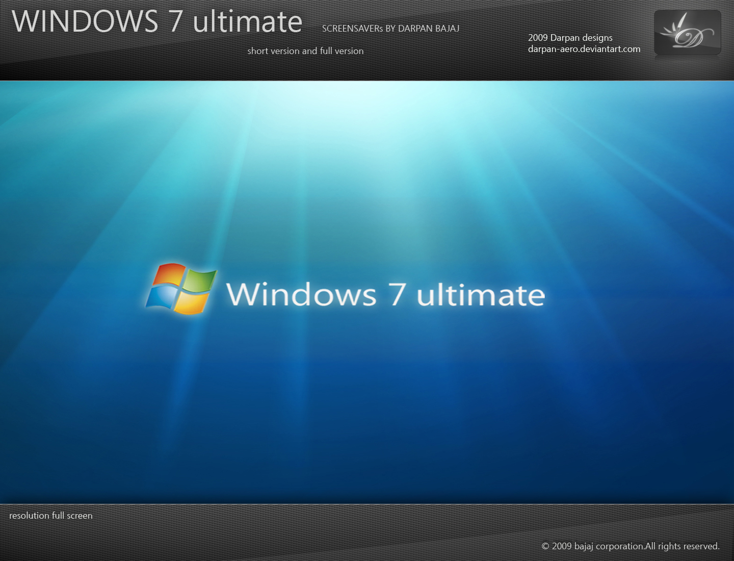 windows 7 screensavers by darpan-aero on DeviantArt