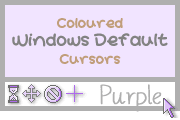 Windows Default Cursors-Purple by apple-town on DeviantArt