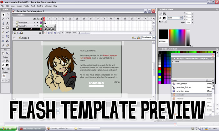 Flash ref template ::PREVIEW:: by Darqx on DeviantArt