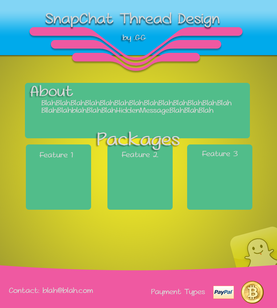 Snapchat Thread Design by DotGG on DeviantArt