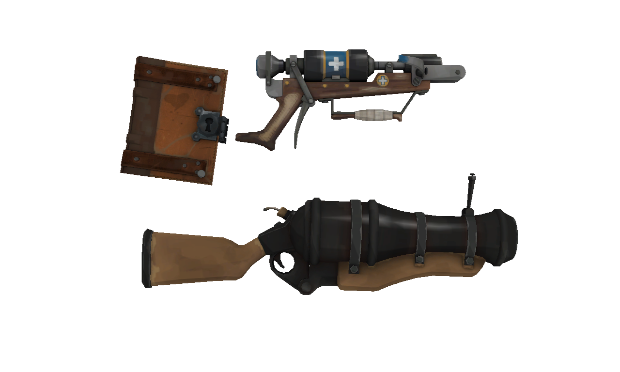 TF2 to MMD: Spellbook, Crossbow, and Cannon by Zoroark67 on DeviantArt